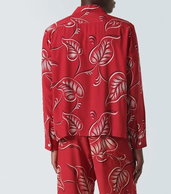 BODE Creeping Begonia Printed Shirt