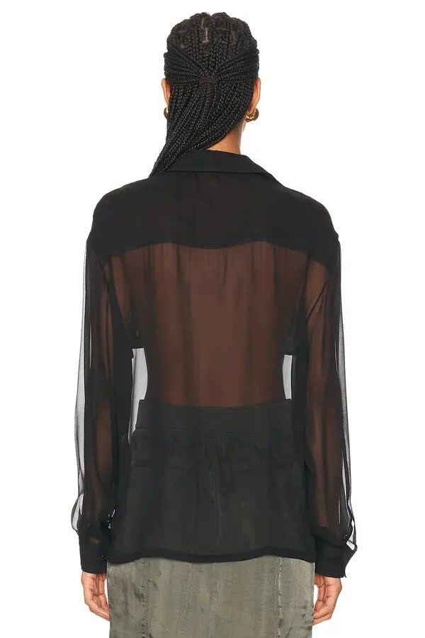 Saint Laurent Button Up Top