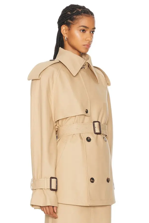 Wardrobe.NYC Cropped Trench