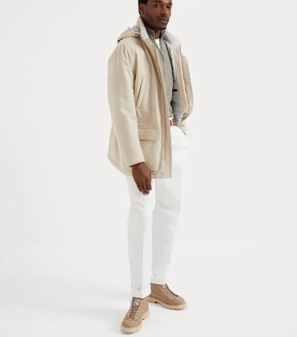 Brunello Cucinelli Cashmere Half-Zip Sweater - Green | Editorialist