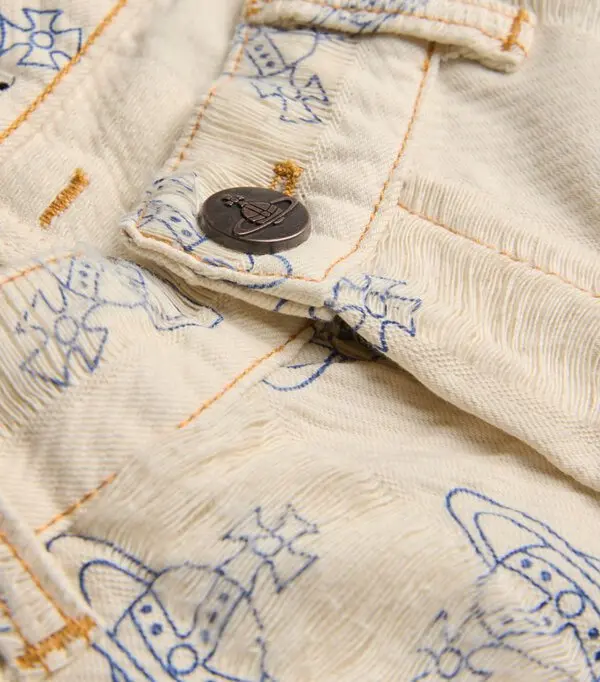 Vivienne Westwood Orb Ranch Straight Jeans - Multi