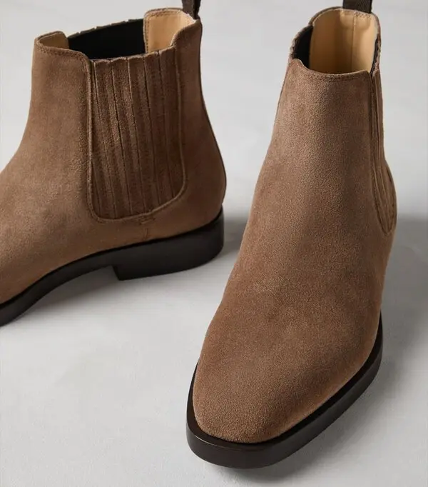 Brunello Cucinelli Suede Chelsea Boots