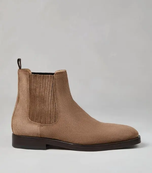 Brunello Cucinelli Suede Chelsea Boots