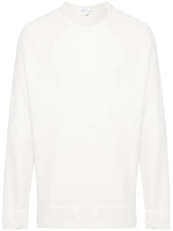 JAMES PERSE Ribbed Crewneck Sweatshirt