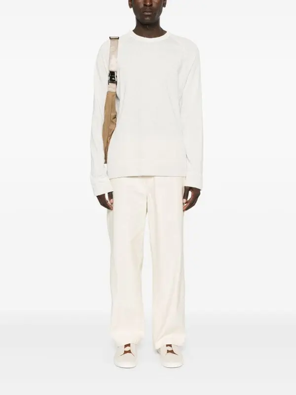 JAMES PERSE Ribbed Crewneck Sweatshirt