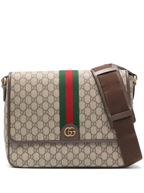 Gucci Ophidia Messenger Bag - Brown