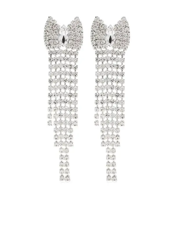 Magda Butrym Crystal-embellished Chandelier Earrings - Silver