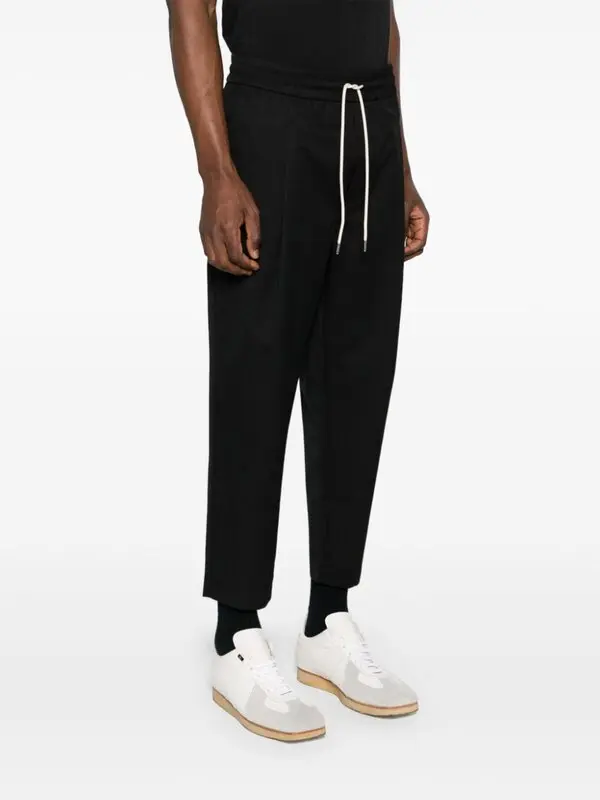 Drole De Monsieur Twill Cropped Trousers