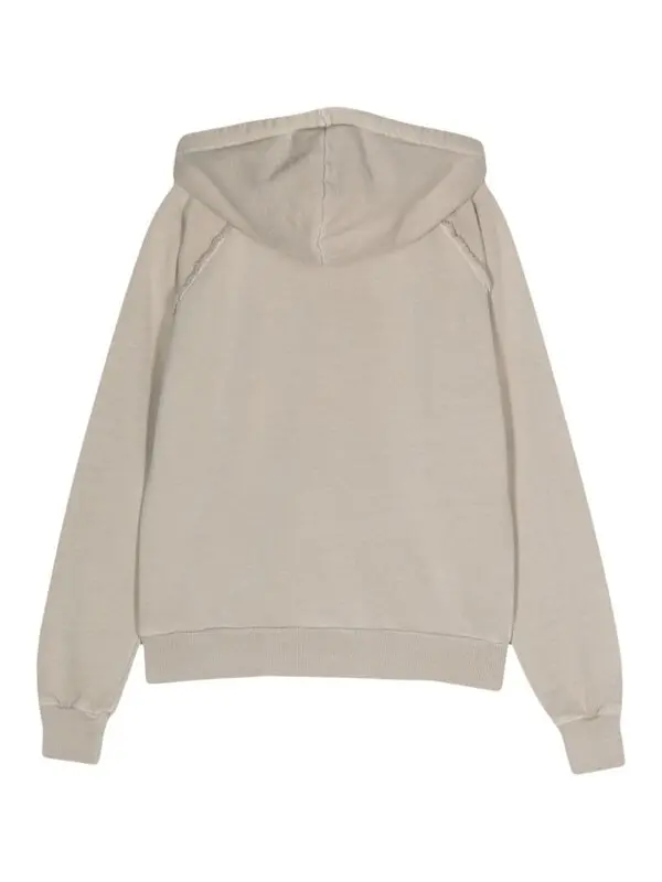 VETEMENTS - paloma wool フーディ Paloma Wool Logo-Appliqué Zipped Hoodie - Grey | Editorialist