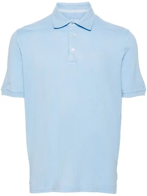 Fedeli Short-sleeve Piqué Polo Shirt