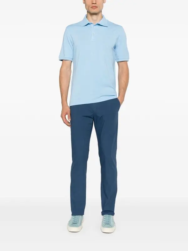 Fedeli Short-sleeve Piqué Polo Shirt