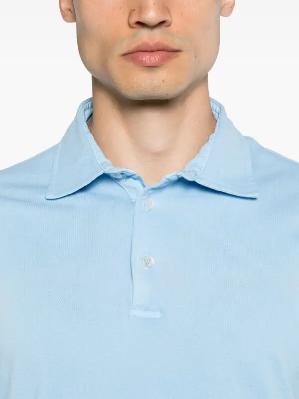 Fedeli Short-sleeve Piqué Polo Shirt