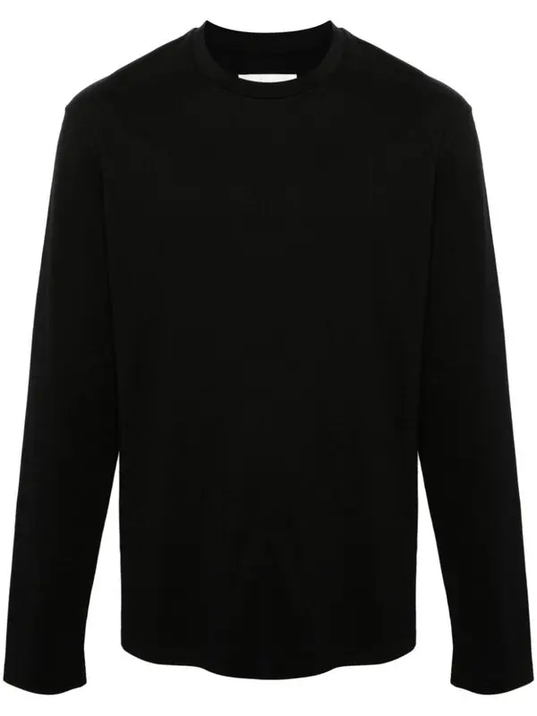 JIL SANDER Logo-print Cotton T-shirt - Black