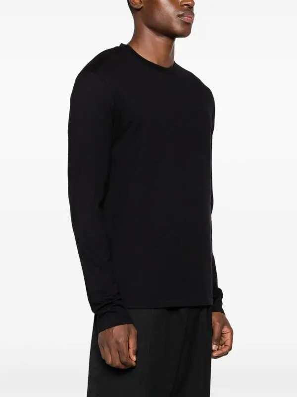 JIL SANDER Logo-print Cotton T-shirt - Black