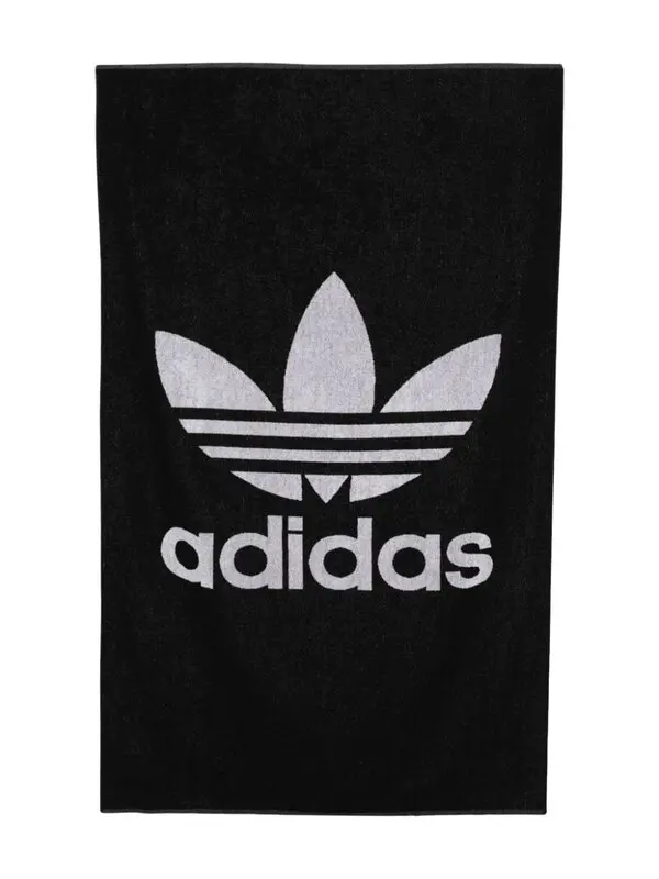 Adidas Extra-large Trefoil-jacquard Towel