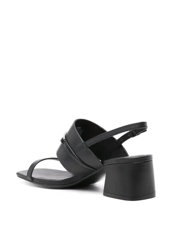 Calvin Klein 55mm Logo-plaque Leather Sandals