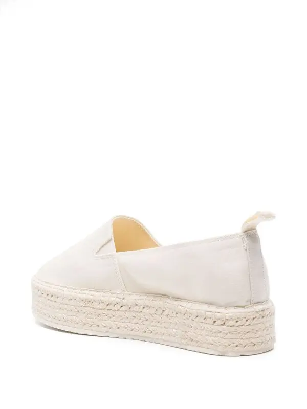 Calvin Klein 35mm Logo-print Flatform Espadrilles