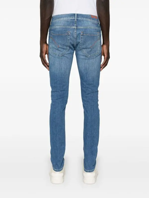 DONDUP Logo-print Tapered Jeans