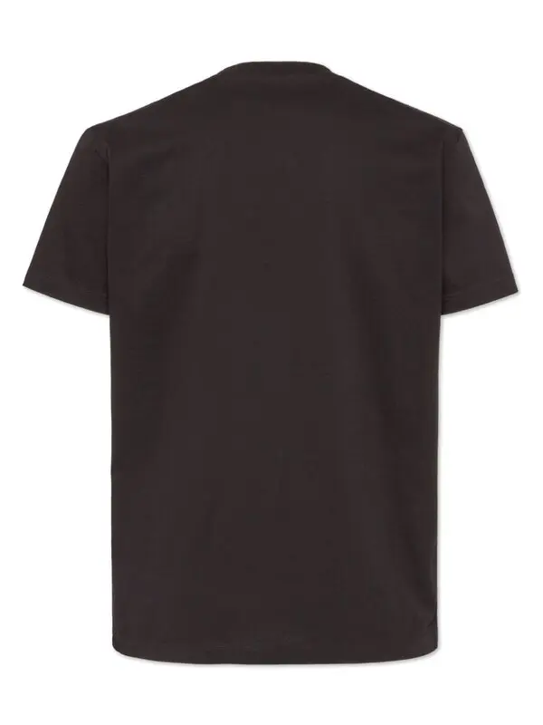 Dsquared2 Embossed-logo Cotton T-shirt - Black