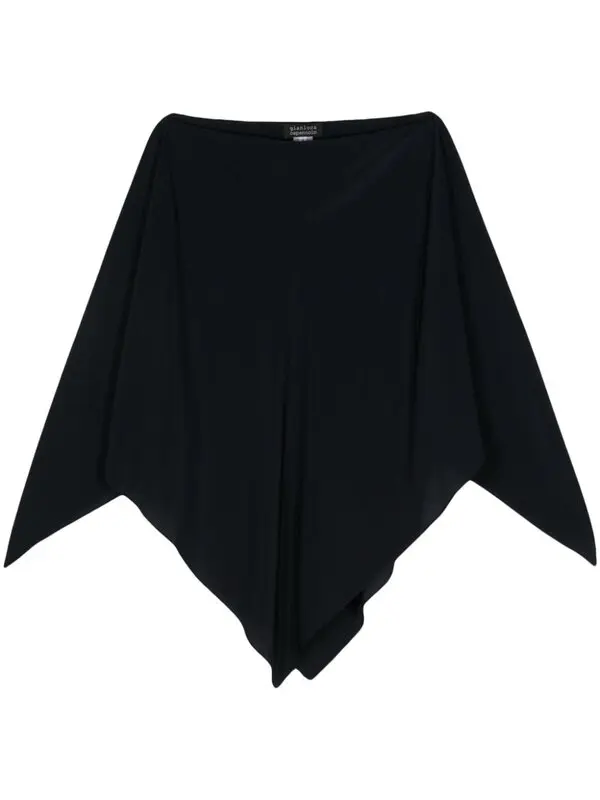 GIANLUCA CAPANNOLO Cape-design Satin Blouse