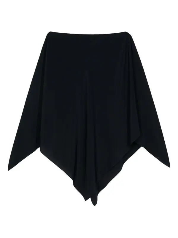 GIANLUCA CAPANNOLO Cape-design Satin Blouse