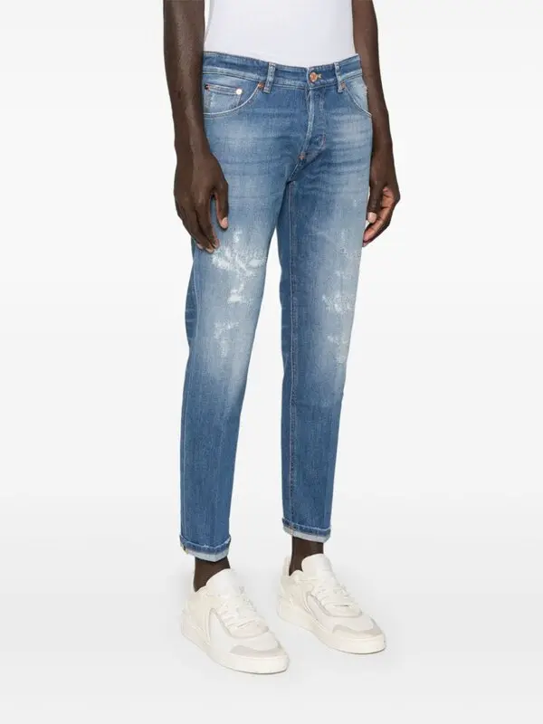PT TORINO Distressed Tapered Jeans