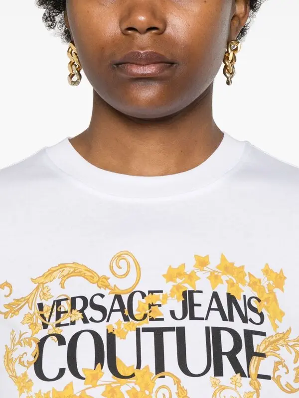 Versace Logo-print T-shirt - White