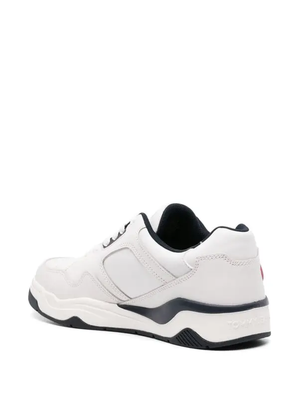 Tommy Hilfiger Logo-print Leather Sneakers