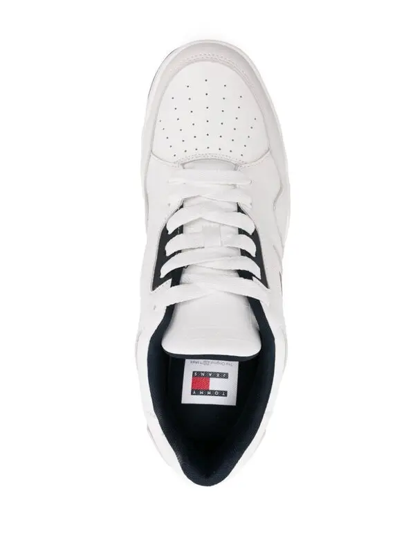 Tommy Hilfiger Logo-print Leather Sneakers