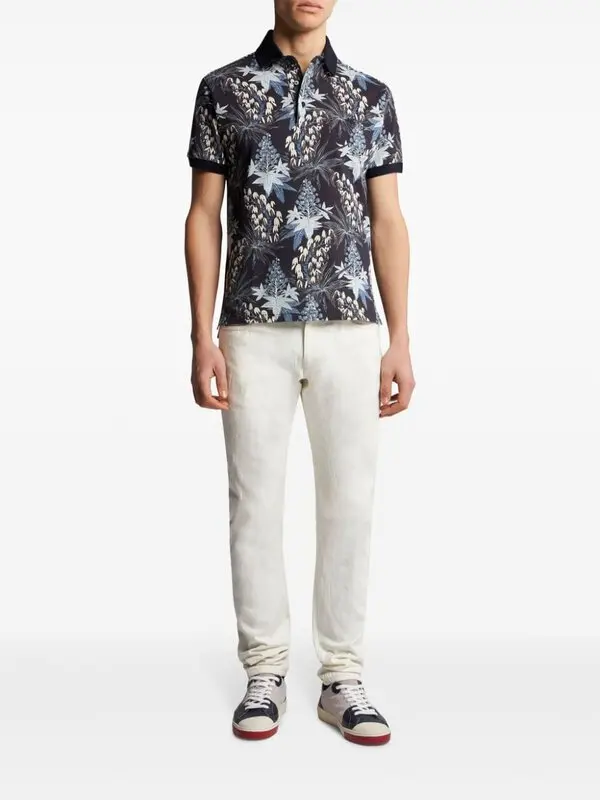 Etro Slim-cut Jacquard Jeans