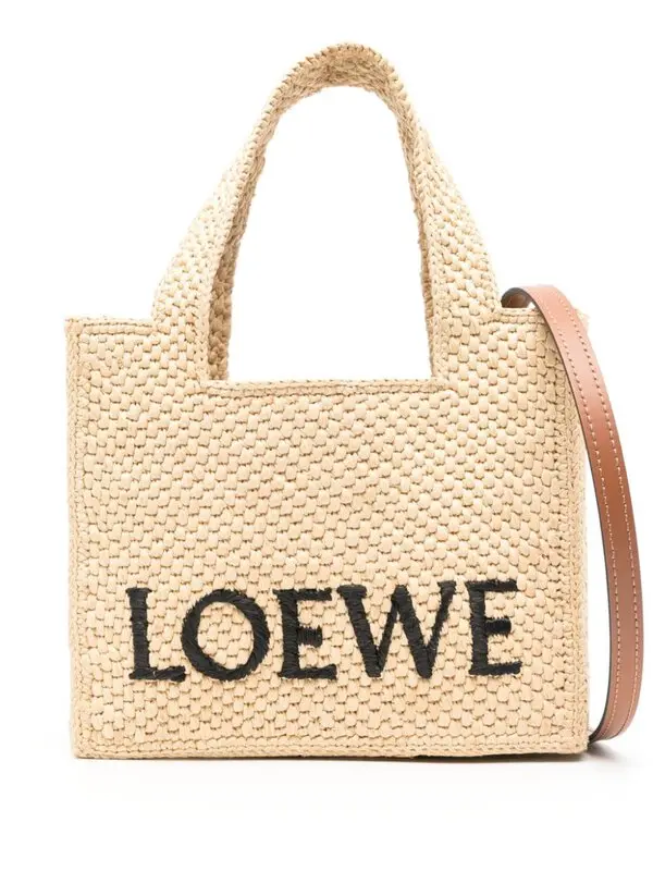 Loewe Mini Font Tote Bag
