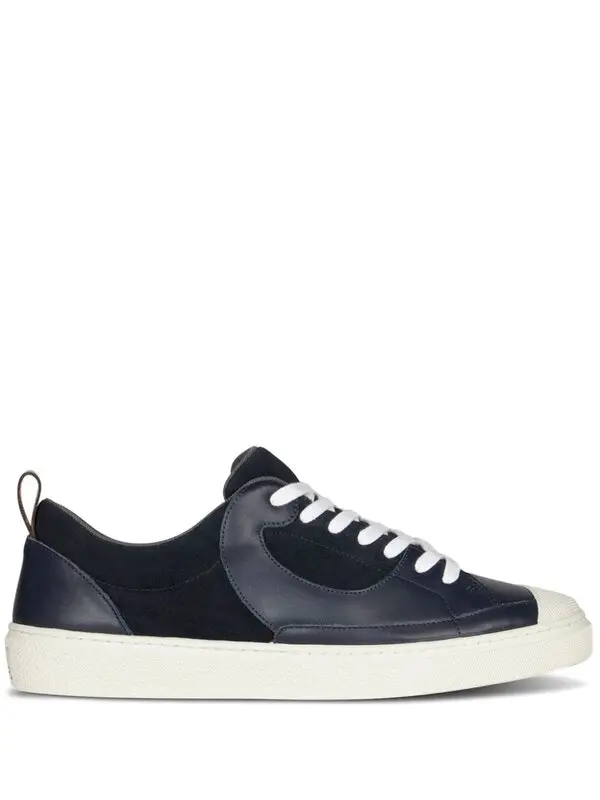 Etro Panelled Leather Sneakers