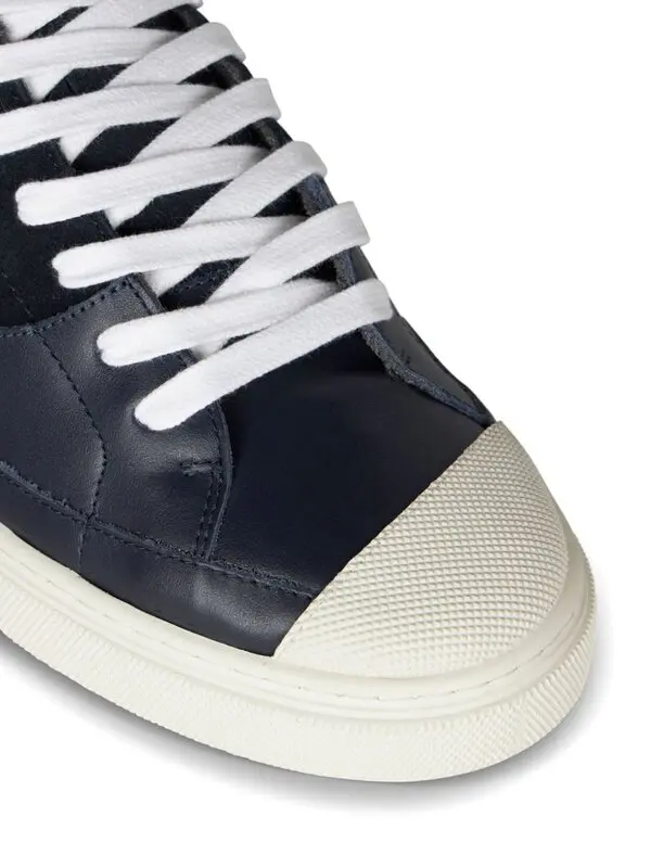 Etro Panelled Leather Sneakers