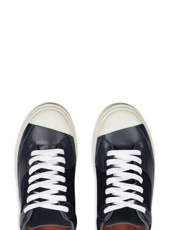 Etro Panelled Leather Sneakers