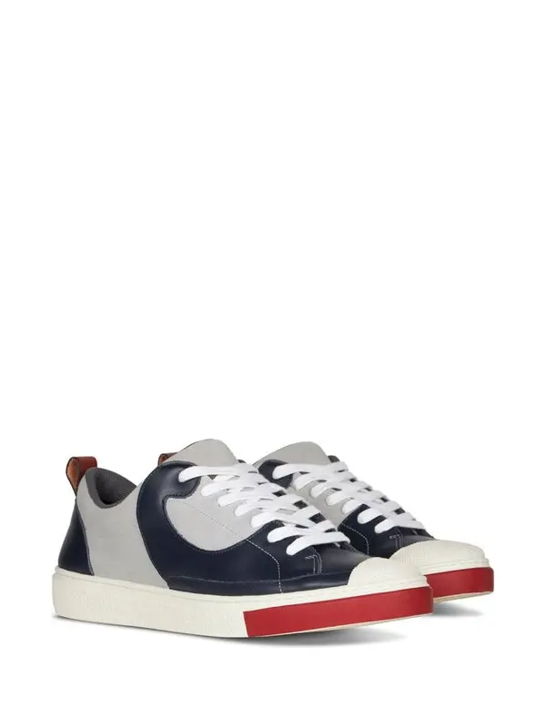 Etro Leather Low-top Sneakers - Grey