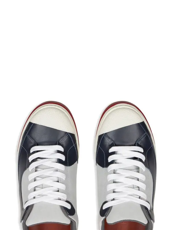Etro Leather Low-top Sneakers - Grey