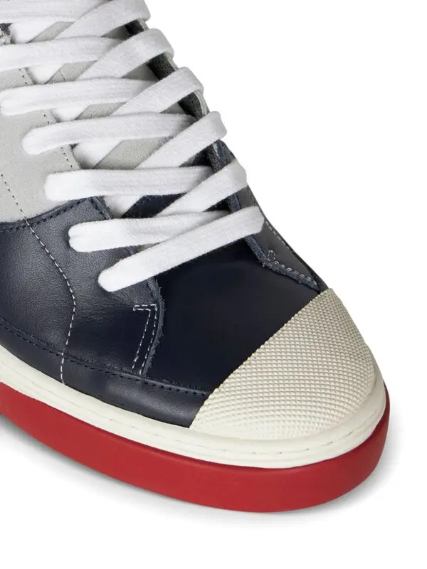 Etro Leather Low-top Sneakers - Grey