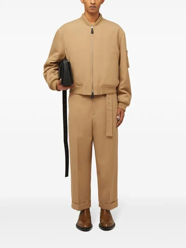 JIL SANDER Straight-leg Wool Trousers
