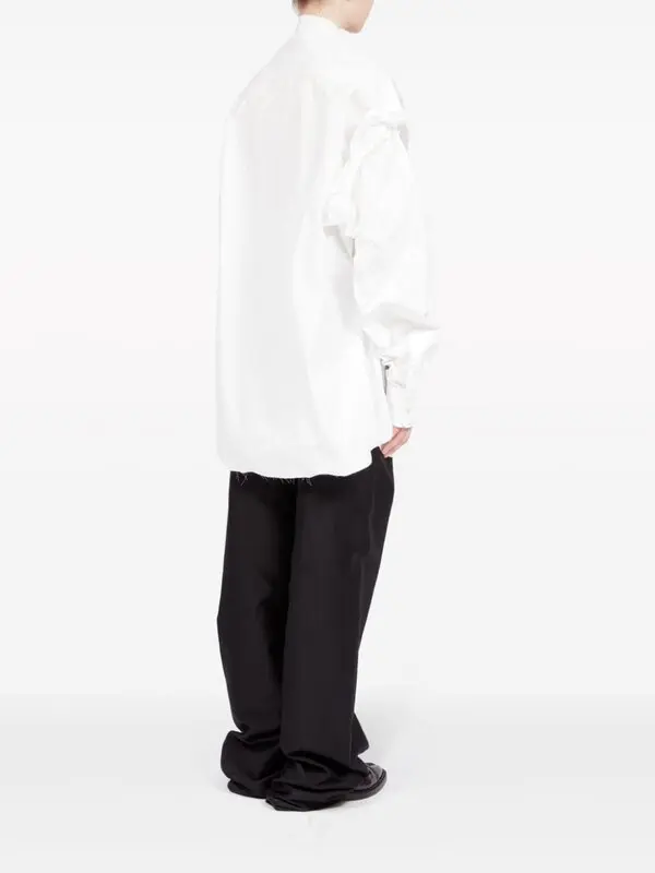 MAISON MARGIELA Gathered Poplin Shirt