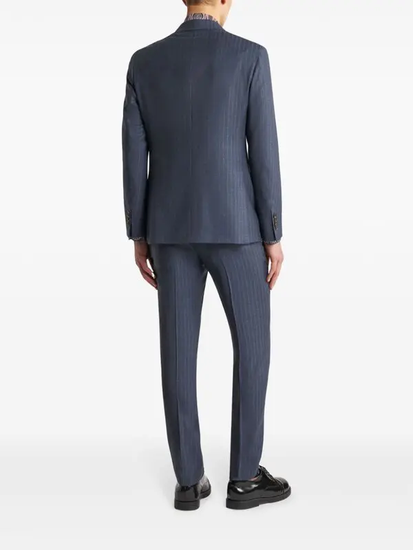 Etro Striped Wool Two-piece Suit