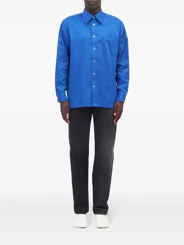 MAISON MARGIELA Pointed-collar Button-up Shirt