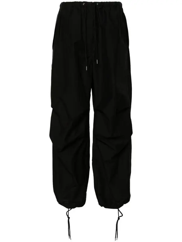 Acne Studios Embroidered Logo Wide-leg Trousers