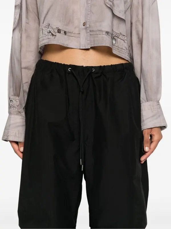 Acne Studios Embroidered Logo Wide-leg Trousers