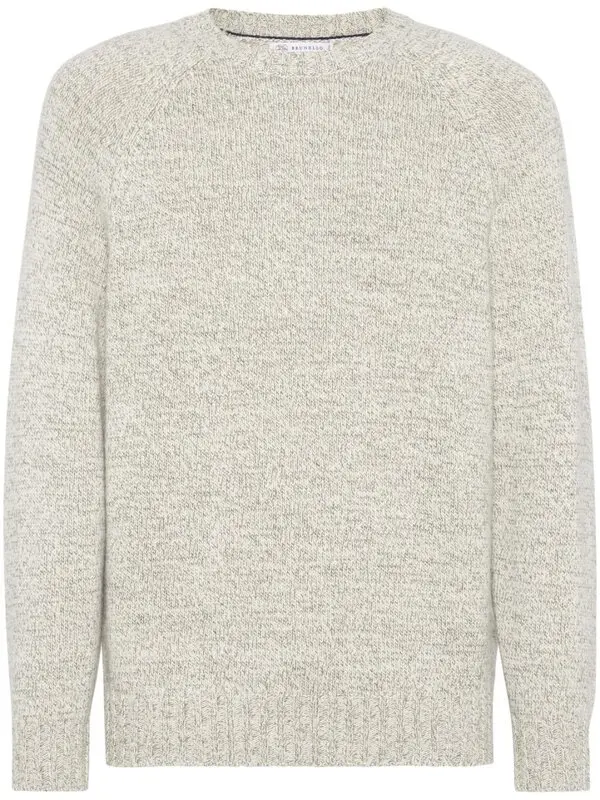 Brunello Cucinelli Long-sleeve Cashmere Jumper - Green