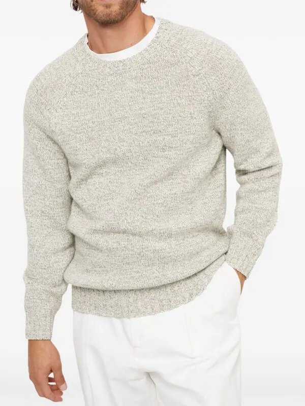 Brunello Cucinelli Long-sleeve Cashmere Jumper - Green