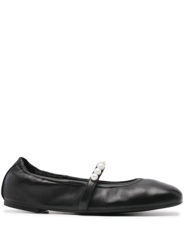 STUART WEITZMAN Goldie Ballerina Shoes - Black