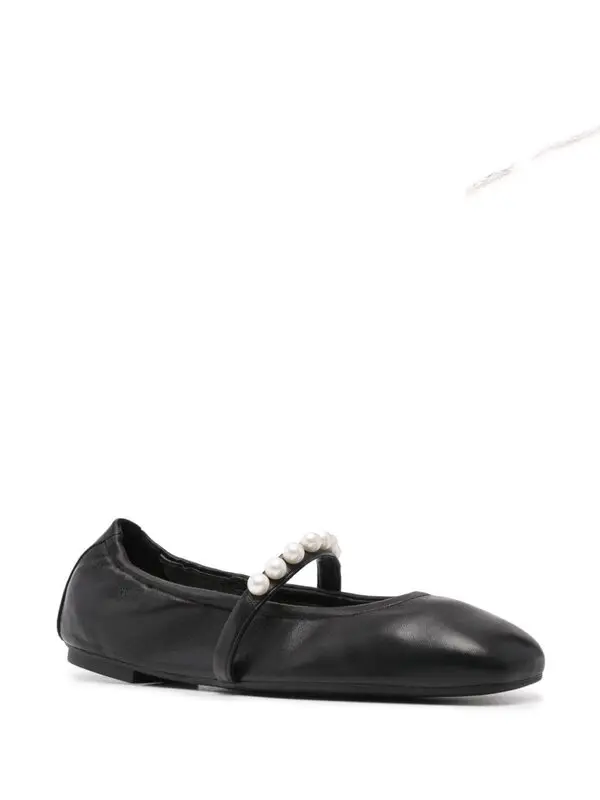 STUART WEITZMAN Goldie Ballerina Shoes - Black