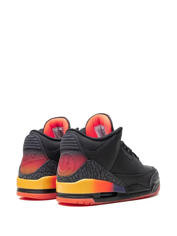 JORDAN X J Balvin Air 3 Rio Sneakers - Black