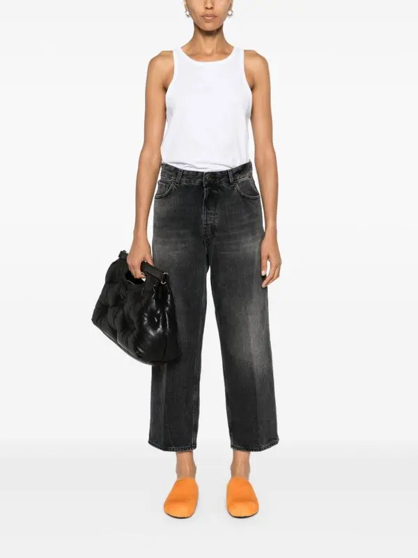 HAIKURE Betty Wide-leg Jeans - Black