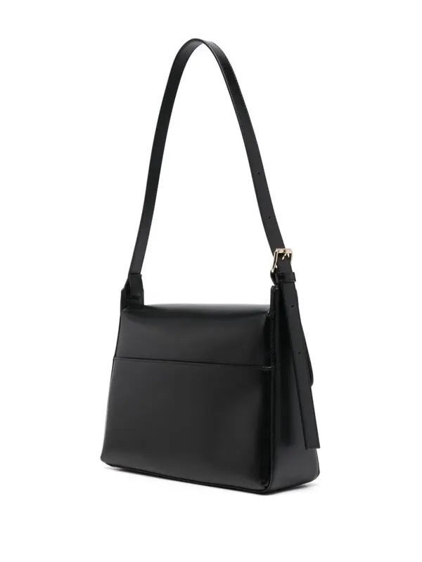A.p.c. Virginie Leather Shoulder Bag - Black